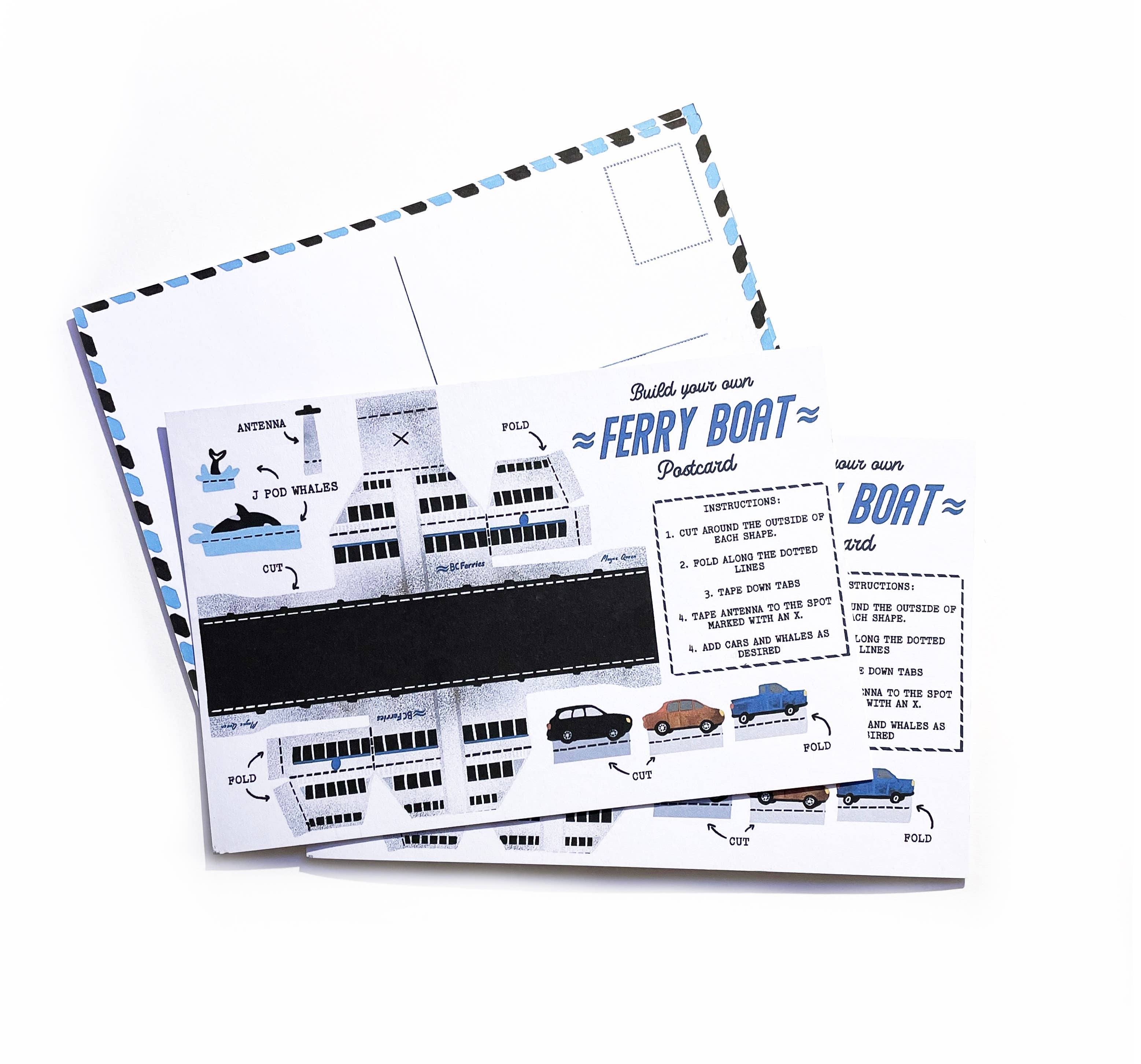 Build Your Own Ferry Boat Postcard – Lauda