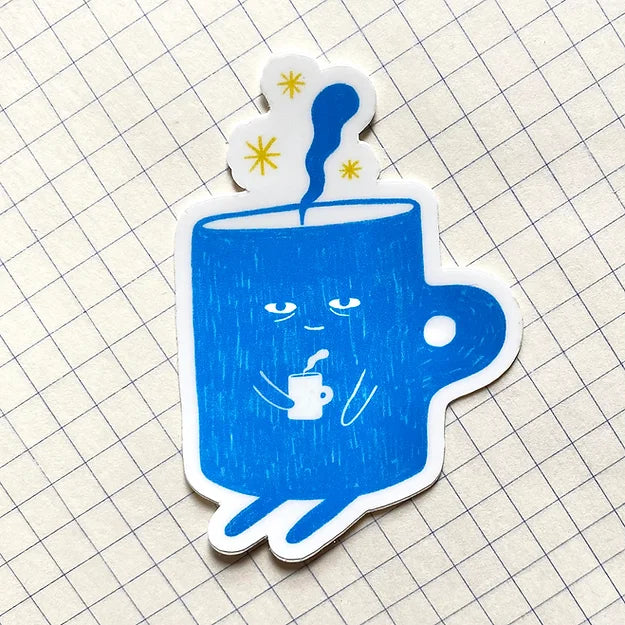 Sleepy Coffee sticker – Lauda
