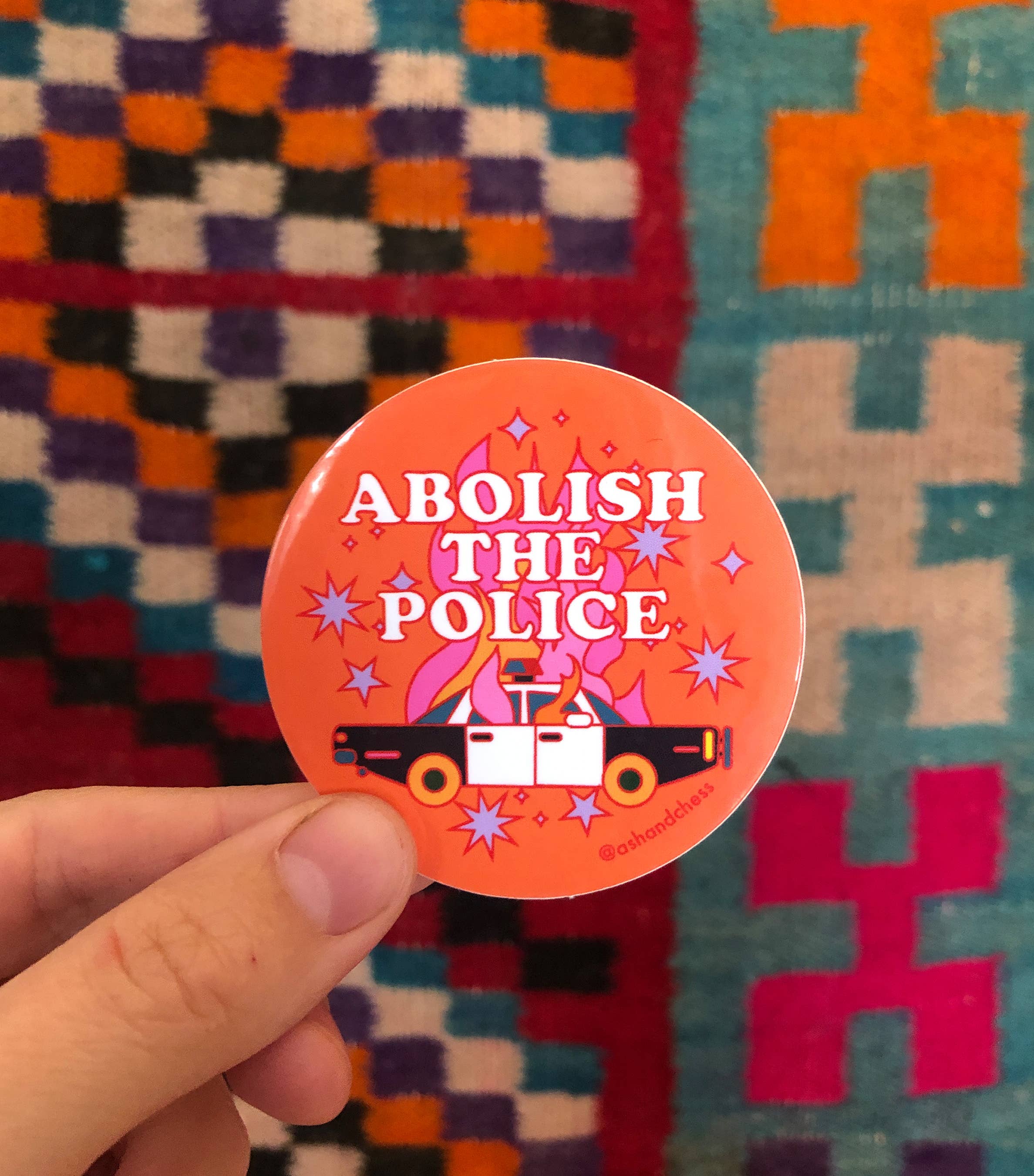 Abolish The Police Sticker – Lauda